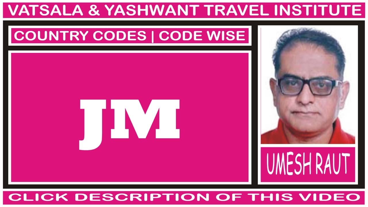 JM | COUNTRY CODES | CODE WISE - YouTube
