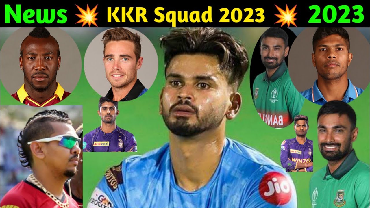 IPL 2023 Kolkata Knight Riders Squad || KKR All Retain & Realeased ...