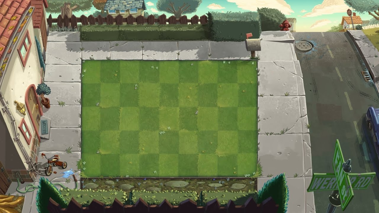 PvZ 2 Chapter 0 -Your House (tutorial level) |No Commentary - YouTube