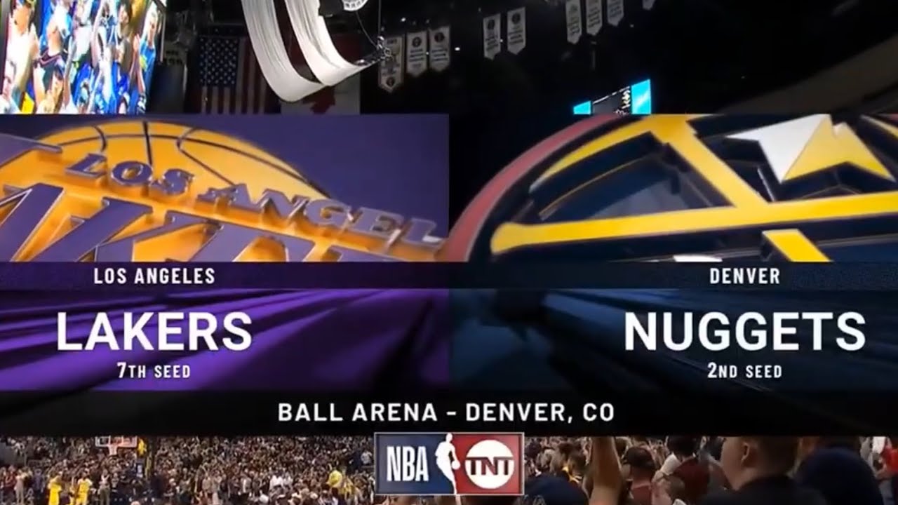 Lakers vs Nuggets Game 2 NBA On TNT Intro/Theme | 2024 NBA Playoffs ...