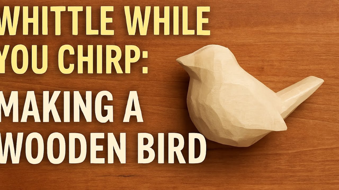 How to Carve a Wooden Bird – Easy Whittling Project for Beginners - YouTube