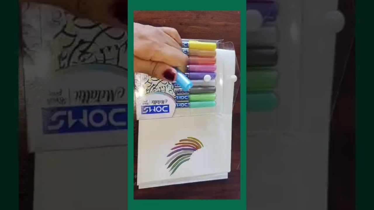 unboxing-my-new-doms-metallic-brush-pens-set-youtube