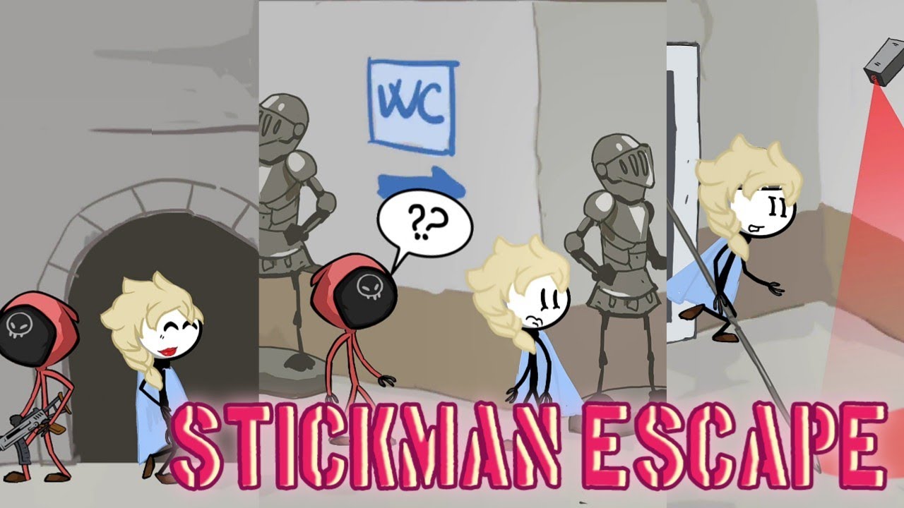 Stickman Escape - Choice Story Full Levels // Walkthrough Gameplay ...