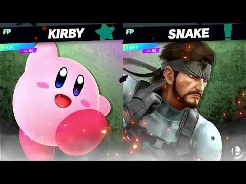 Super Smash Bros Ultimate Amiibo Fights 3pm Poll Kirby vs Snake - YouTube