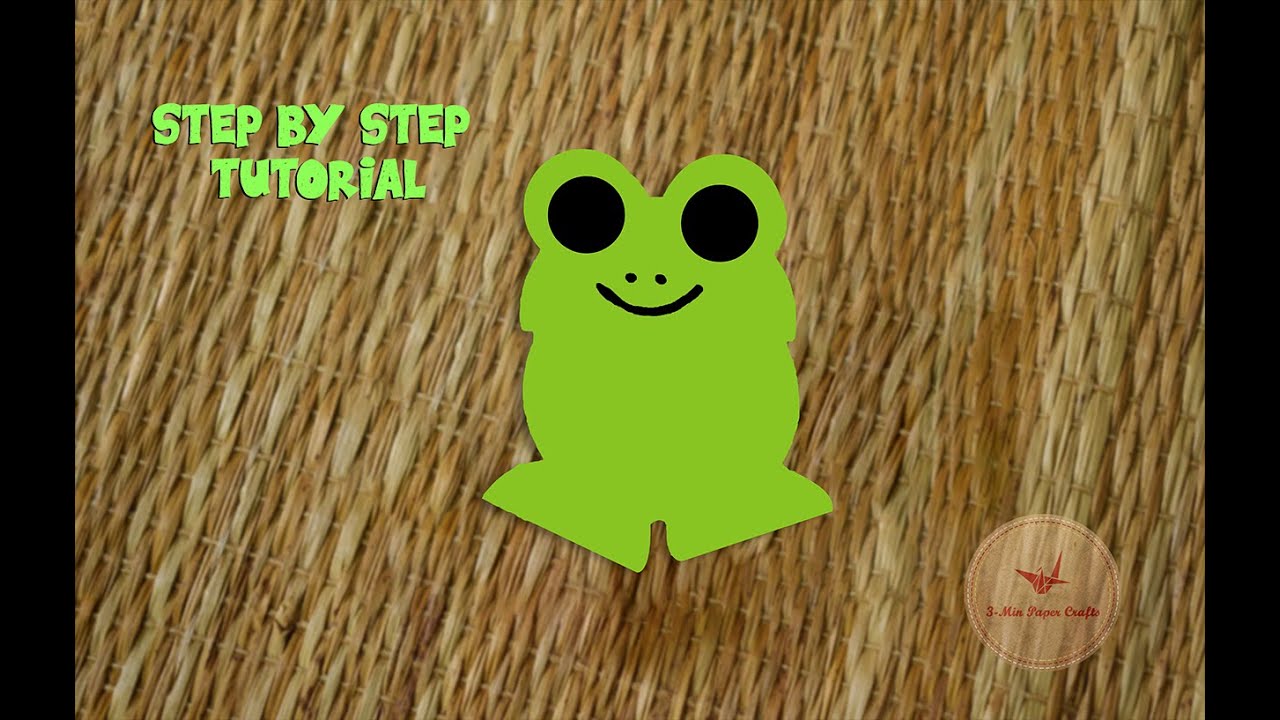 How to Make an Easy Paper Frog Step by Step Tutorial - YouTube