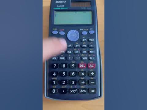 Resetear la calculadora casio - YouTube