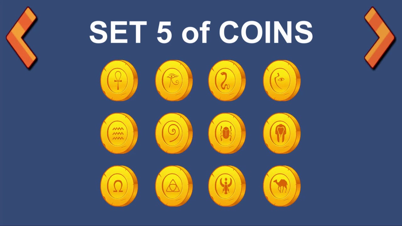 Coins Pack UI - YouTube