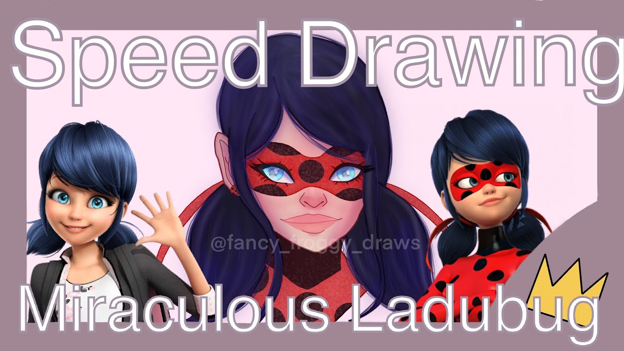 Miraculous Ladybug (Marinette) Speed Drawing | Using Procreate - YouTube