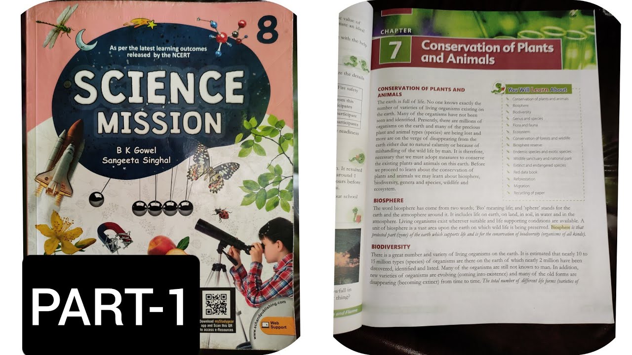 class 8 science mission book ch-7 conservation of plants and animals ...