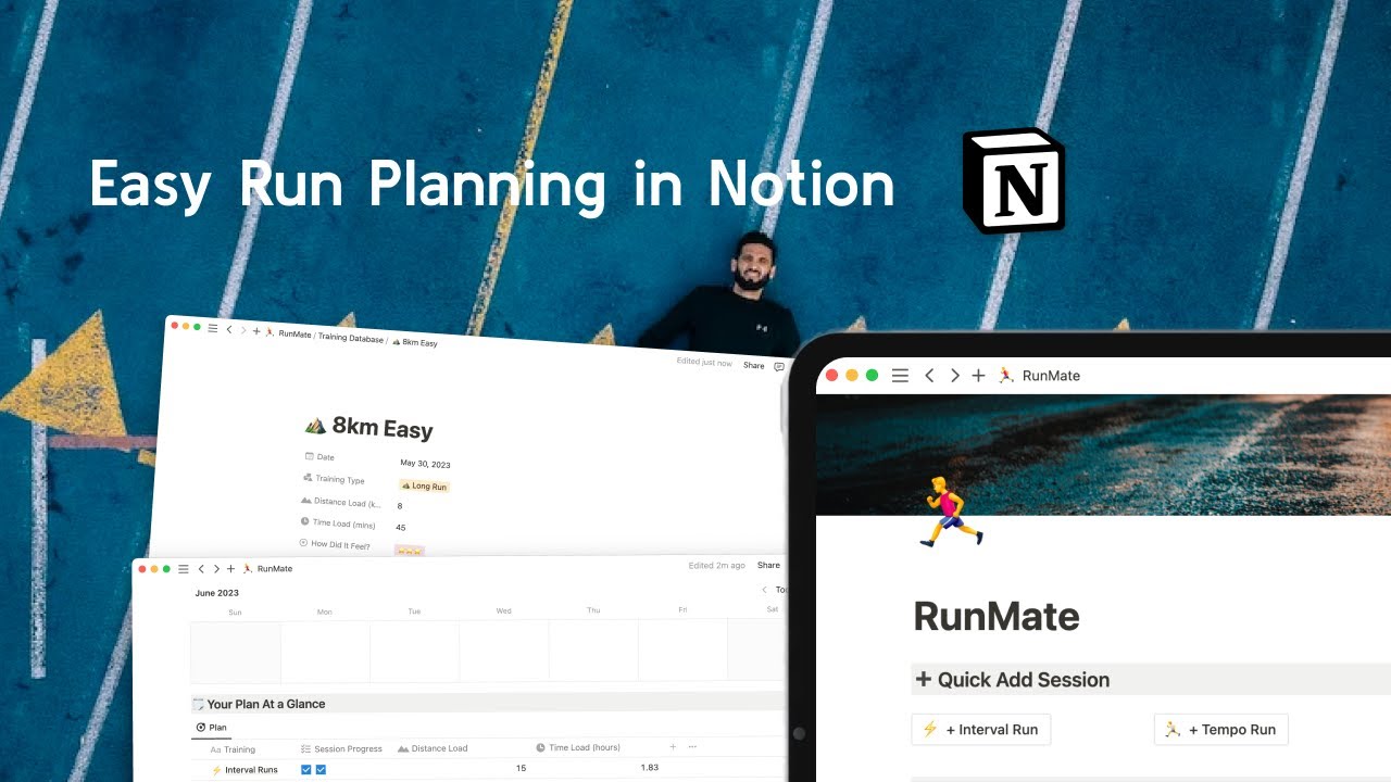 How To Plan Your Runs in Notion - From 5k to a Marathon - YouTube