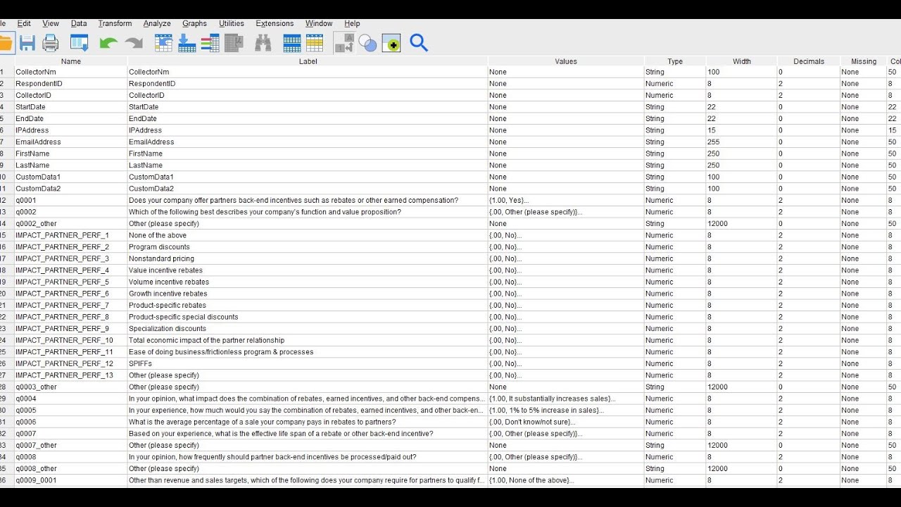 Coding Multi-Select Survey Checkbox Questions in IBM SPSS - YouTube