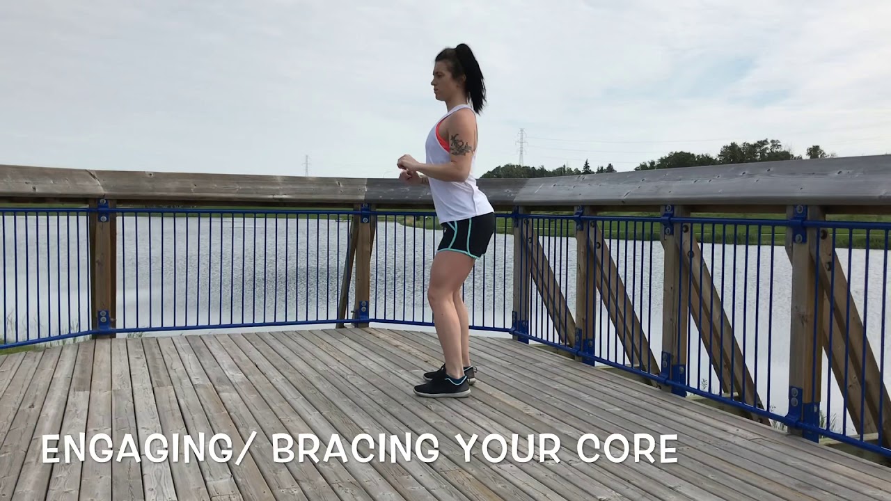 Engaging your core - YouTube