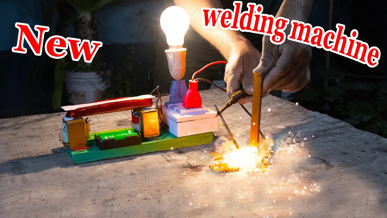 I turn transformer into a welding machine new technology - Homemade Welding Machine - YouTube