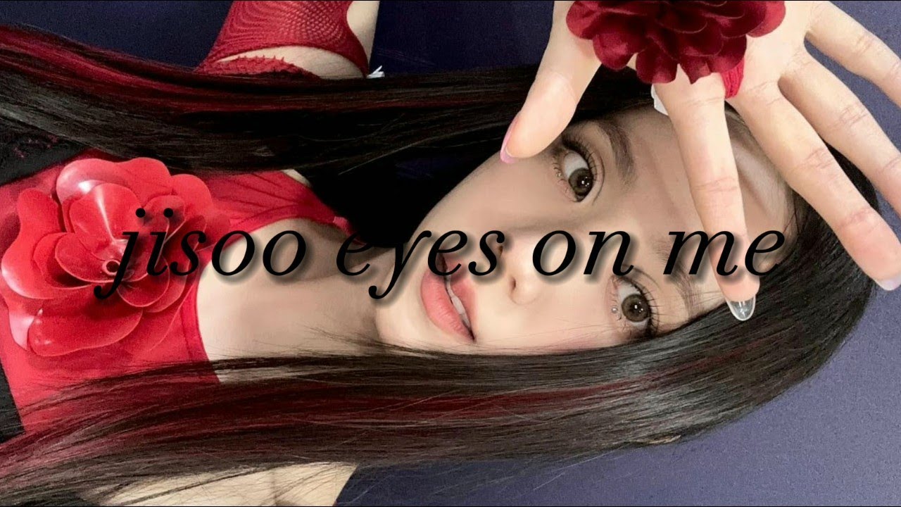 (BLACKPINK JISOO♡) eyes on me (letra fácil easy lyrics)(line ...