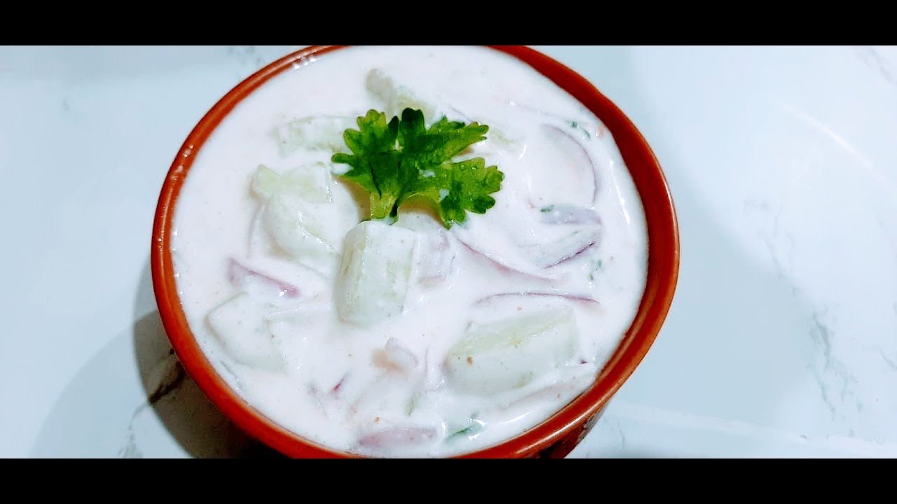 Onion Cucumber Raita | Cucumber Onion Raita | Raita Recipe in tamil ...