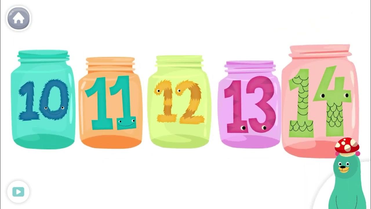 Tap and count to 15 for children - Number 15 counting - Counting number ...