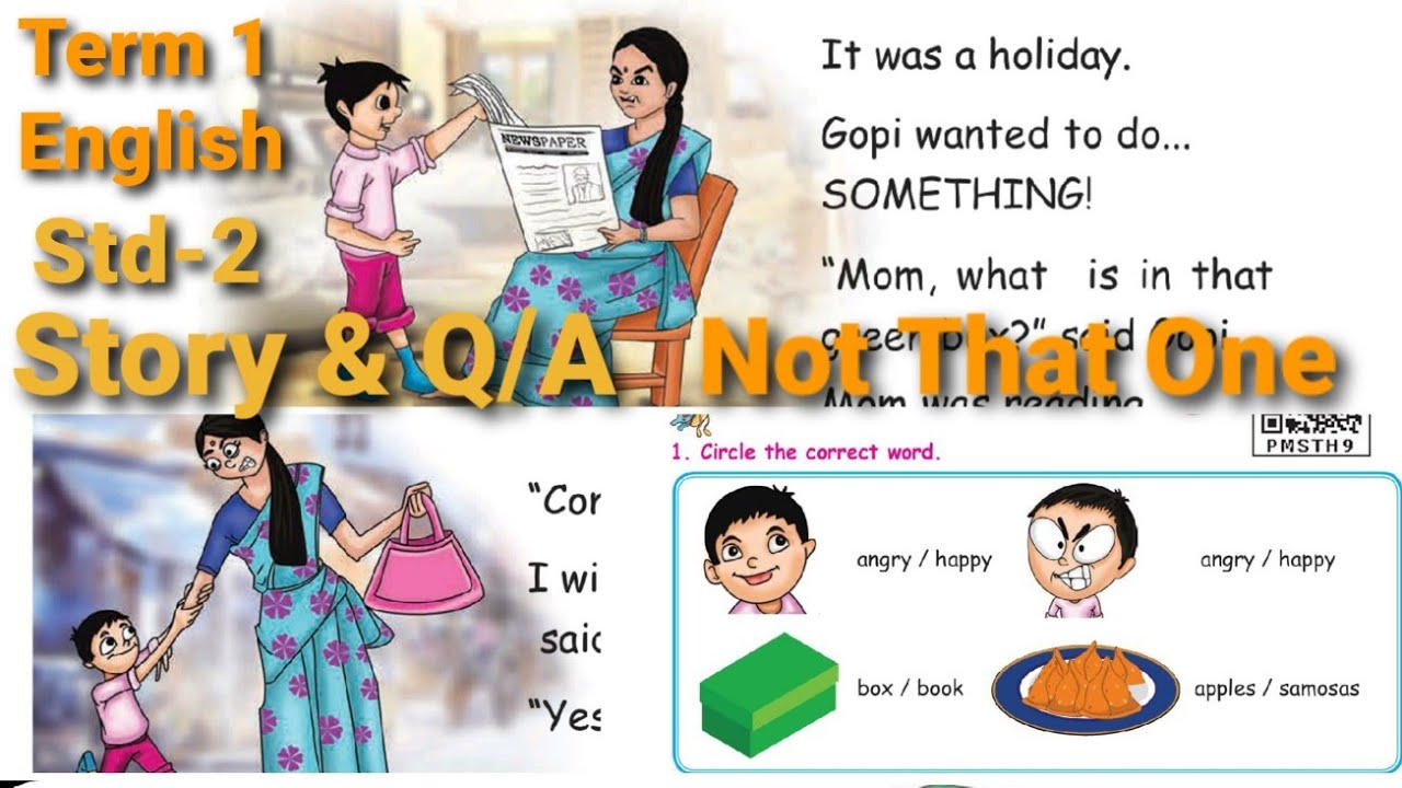 Not that one 2nd Std English Term-1 Unit-3 Question and answer page no ...