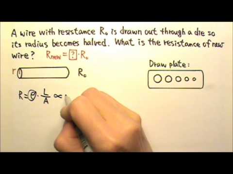 AP Physics 2: Circuits 4: Resistance and Resistivity Problem - YouTube