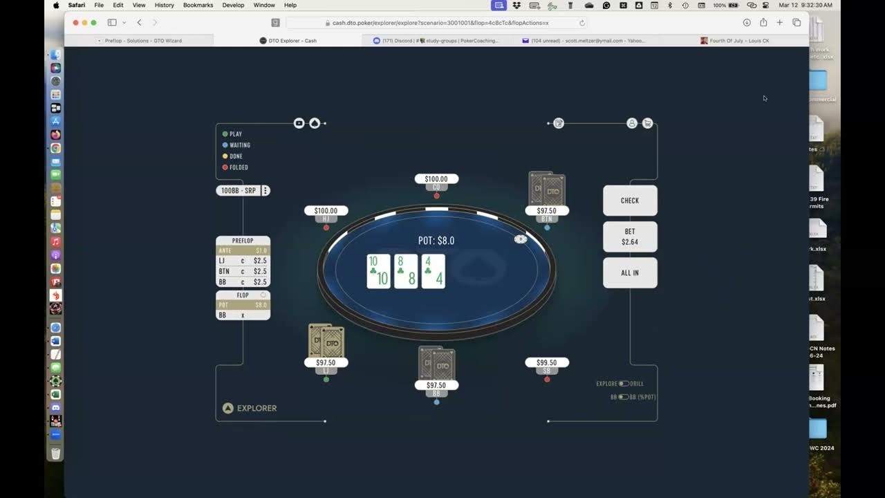 Cash Game Study Group March Multiway Madness (3/12/24) - YouTube