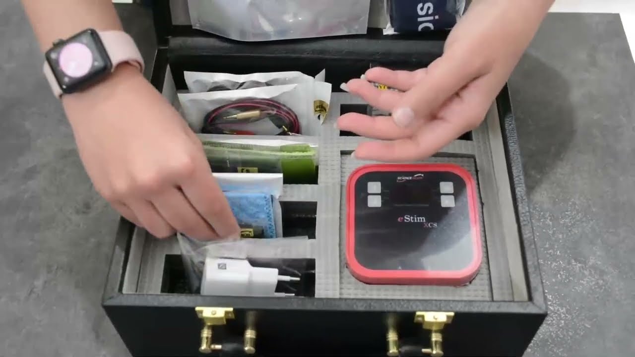 eStim (tES) device and accessories - YouTube
