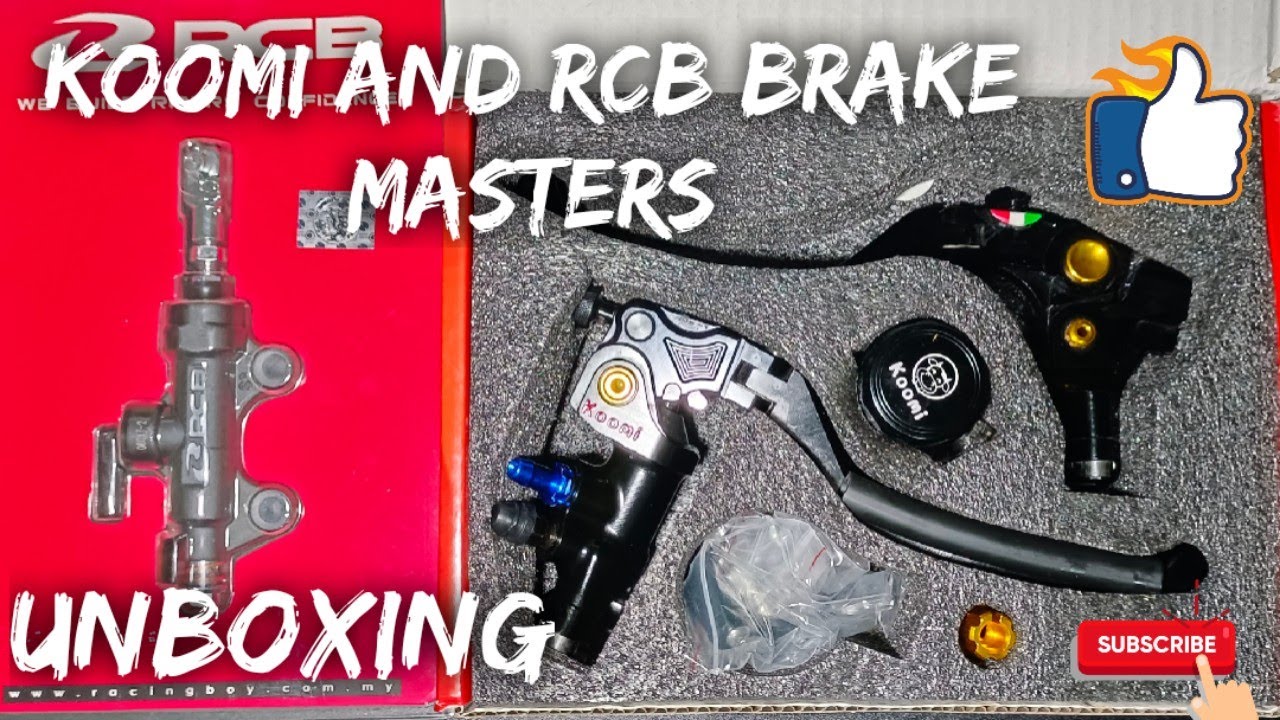 Rusi Sigma 250 Unboxing My New RCB and Koomi Front and Rear Brake ...