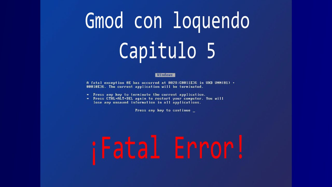 Gmod Loquendo Capitulo 5│¡Fatal Error! - YouTube