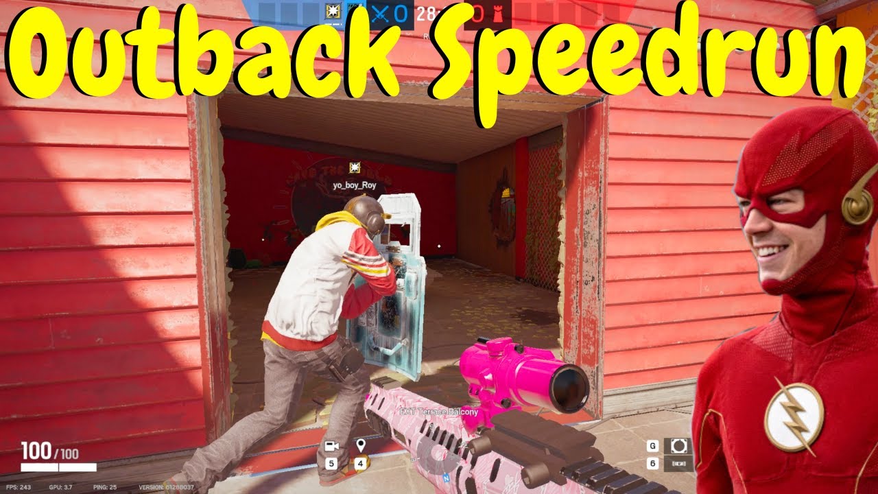 Fastest Outback Rush in Rainbow Six Siege - YouTube