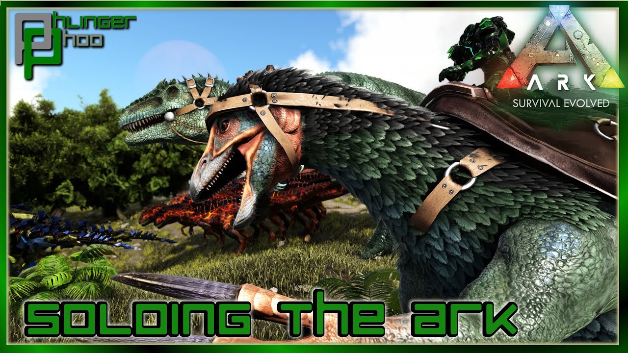 BUILDING MY BIGGEST DINOSAUR ARMY YET! Soloing the Ark S5E187 - YouTube