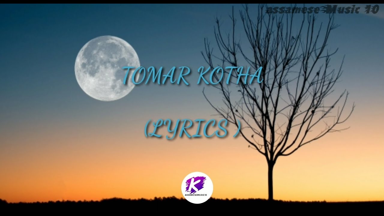 Tumar kotha(lyrics)-papon|Keshab Nayan|assamese song - YouTube