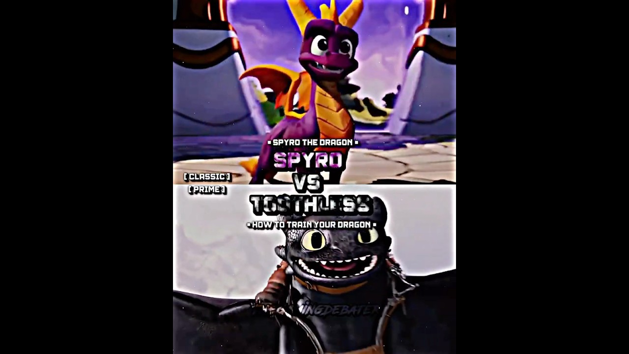 Spyro Vs Toothless Youtube