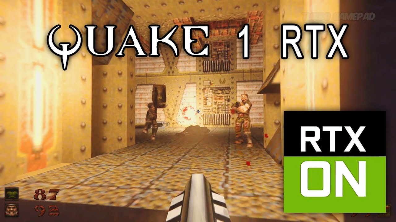 QUAKE 1 RTX MOD ! (Real RTX) - YouTube