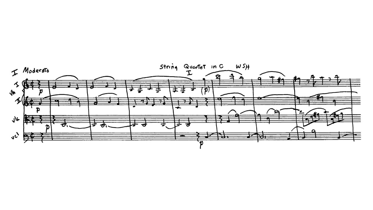 W. Spencer Huffman – String Quartet in C - YouTube