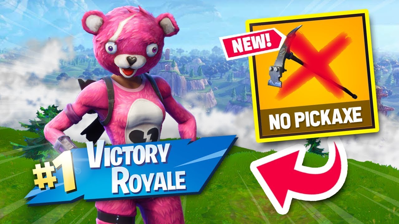 NO PICKAXE CHALLENGE in Fortnite Battle Royale - YouTube