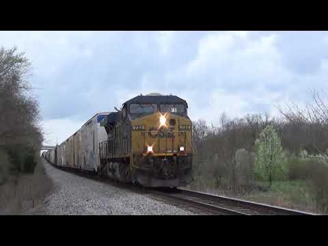 CSX ES44AH 732 w/ Nice K5HL Leads Manifest Q583-16 on 3/16/21 - YouTube