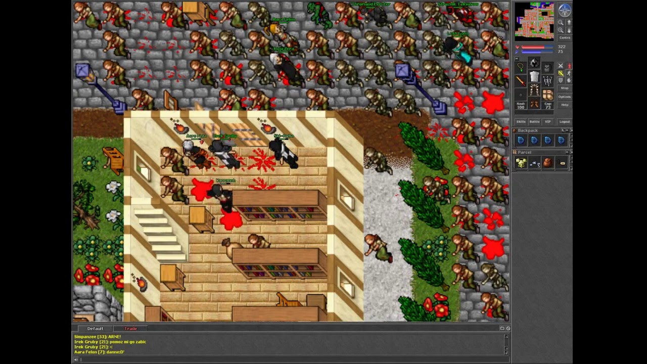 Old Tibia - Orc Warlord Massacre in Thais - YouTube