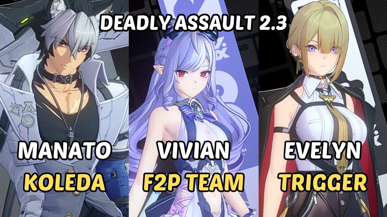 NEW Deadly Assault ZZZ | M0W0 Lucia Manato Koleda x Vivian Piper F2P x ...