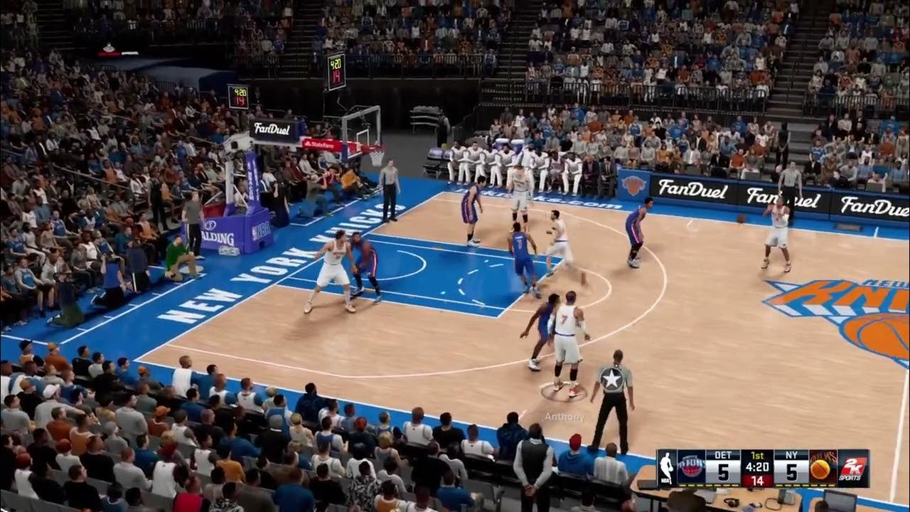 NBA 2K16 Triangle Offense - “1-Down” Single double with wing entry #2 - YouTube