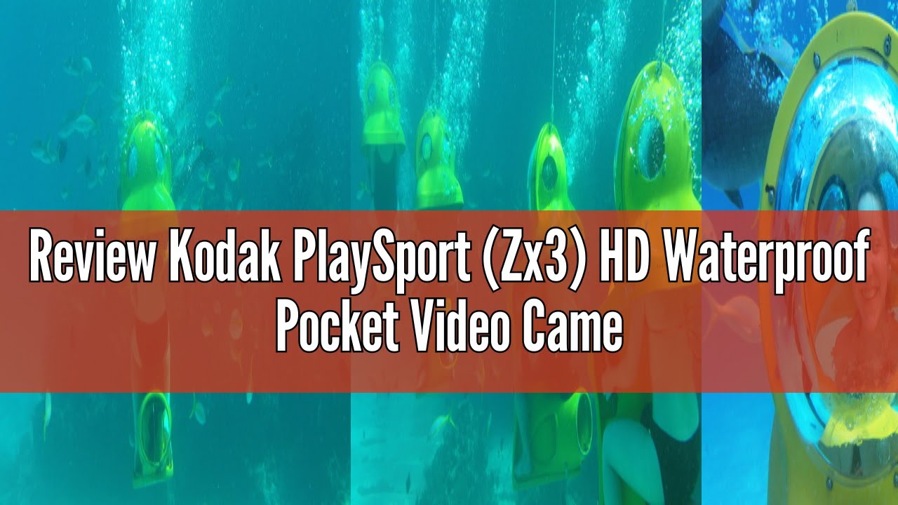 Review Kodak PlaySport (Zx3) HD Waterproof Pocket Video Camera (Purple ...