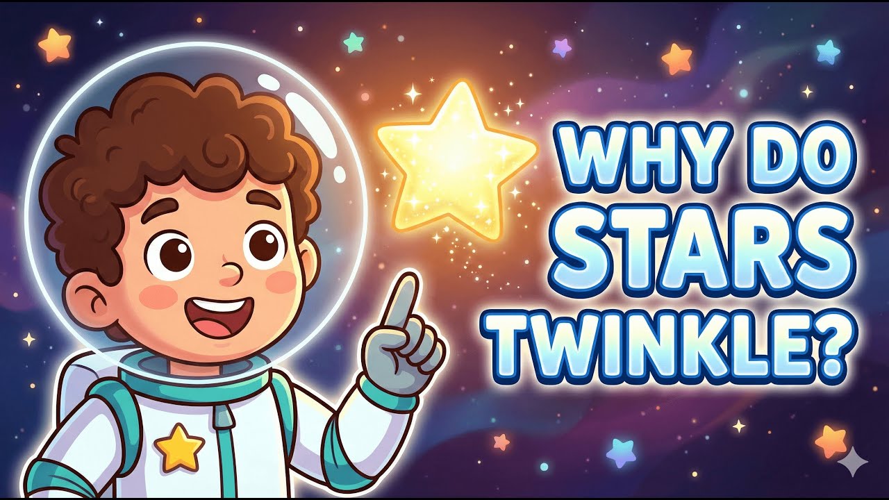 🌟 Why Do Stars Twinkle? | CosmoKids Space Adventures 🌞 (Fun Science for ...