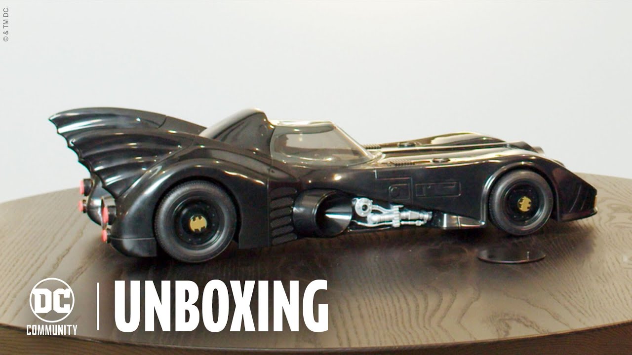 McFarlane 1989 Batmobile Unboxing | DC Community - YouTube