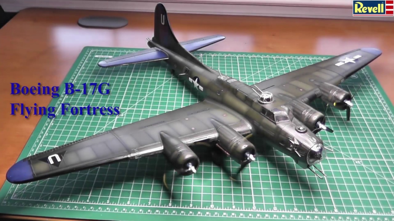Revell Boeing B-17G Flying Fortress 1:48 scale Model - YouTube