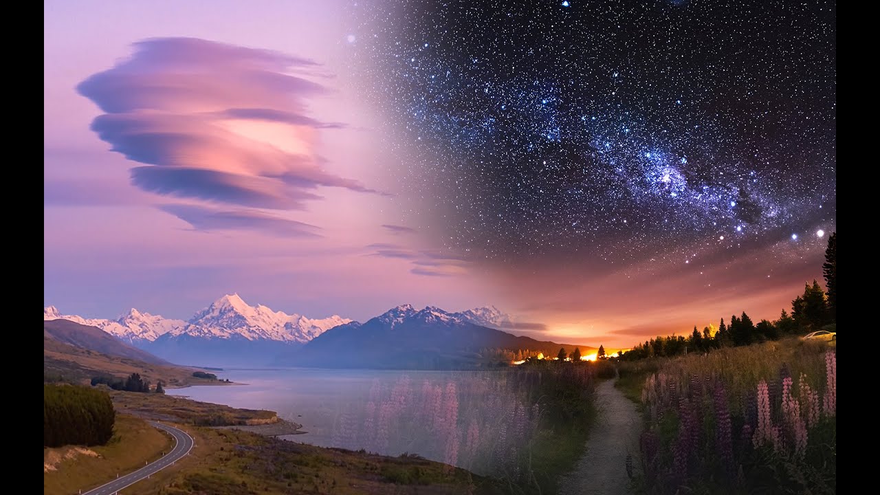 The sky, clouds, sunset, stars, shooting stars - [nearly 10,000 photos ...