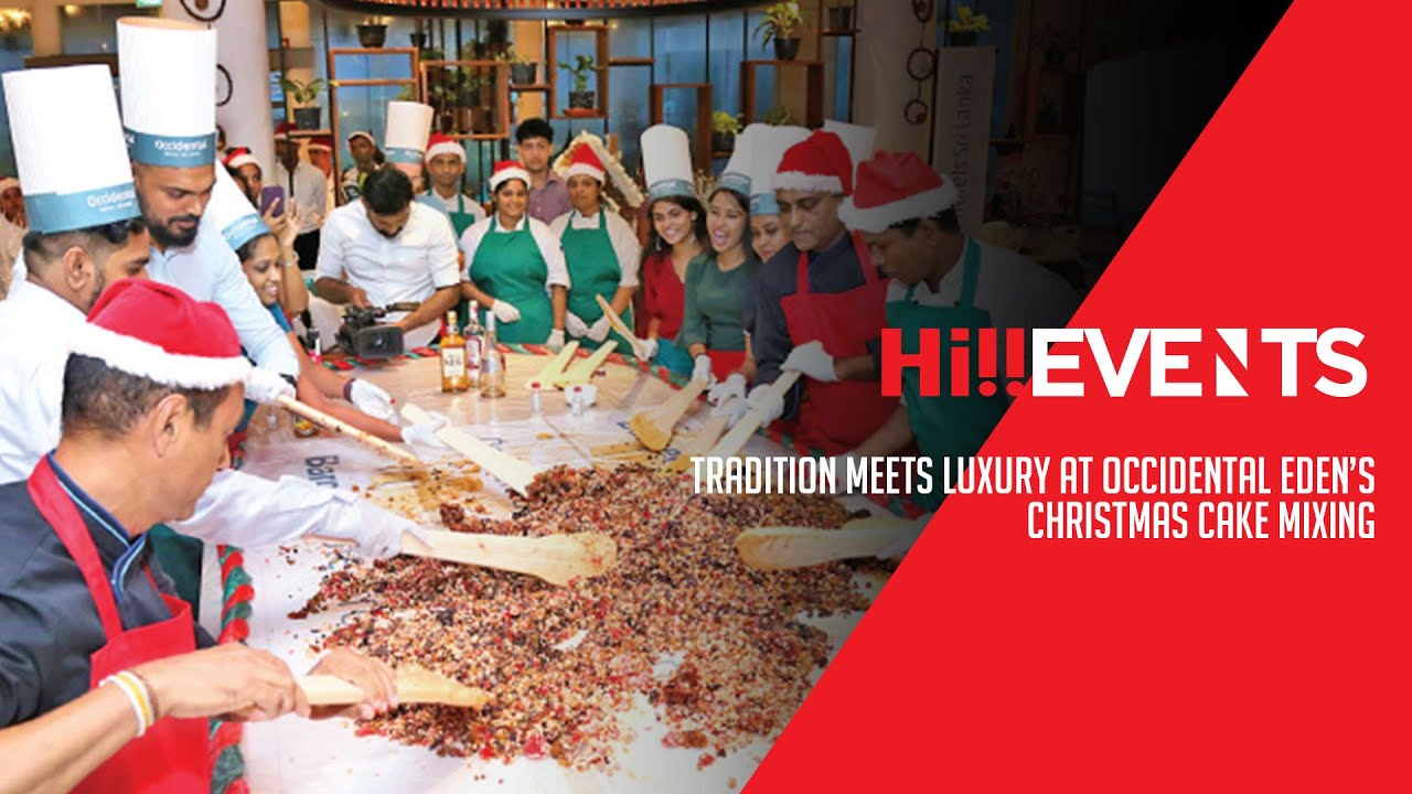 Hi Events - Tradition meets luxury at Occidental Eden's Christmas Cake ...