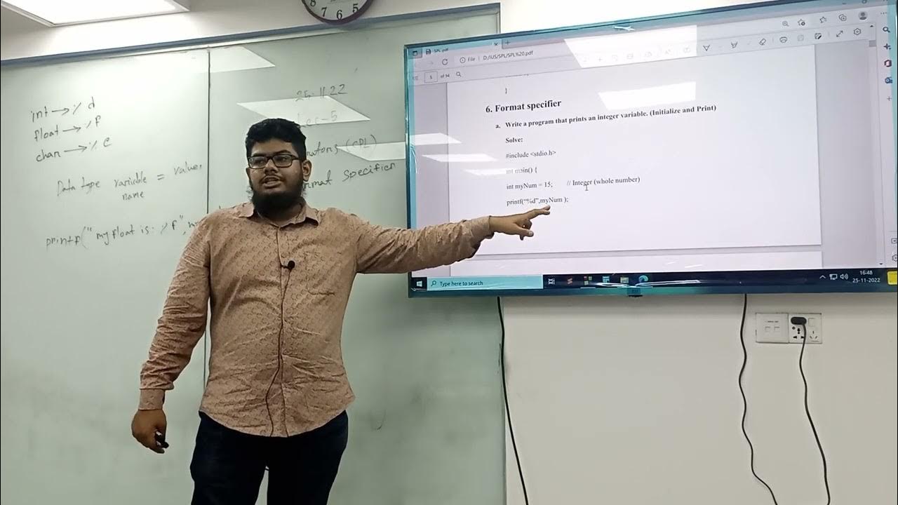 Computer Programming language | Lecture-5 | CSE| Nurul Islam | University of Scholars - YouTube