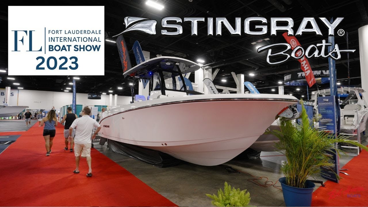 Walkthrough on the all new 253 Stingray Center Console FLIBS 2023 - YouTube