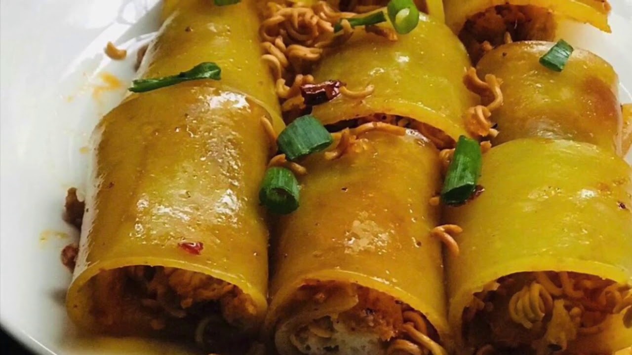 Homemade Laphing | roll laphing | jhol laphing - YouTube