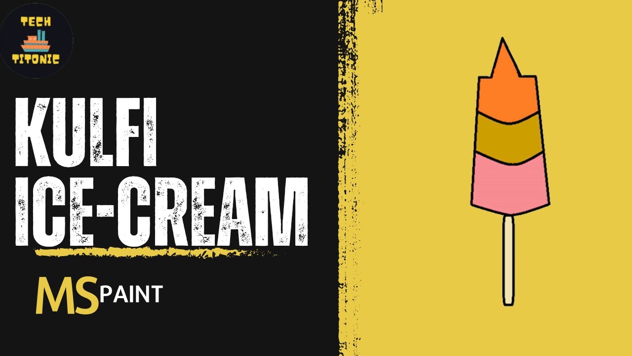 Making a Kulfi by Ms. Paint/ms paint drawing/ms painting/ms paint/art ...