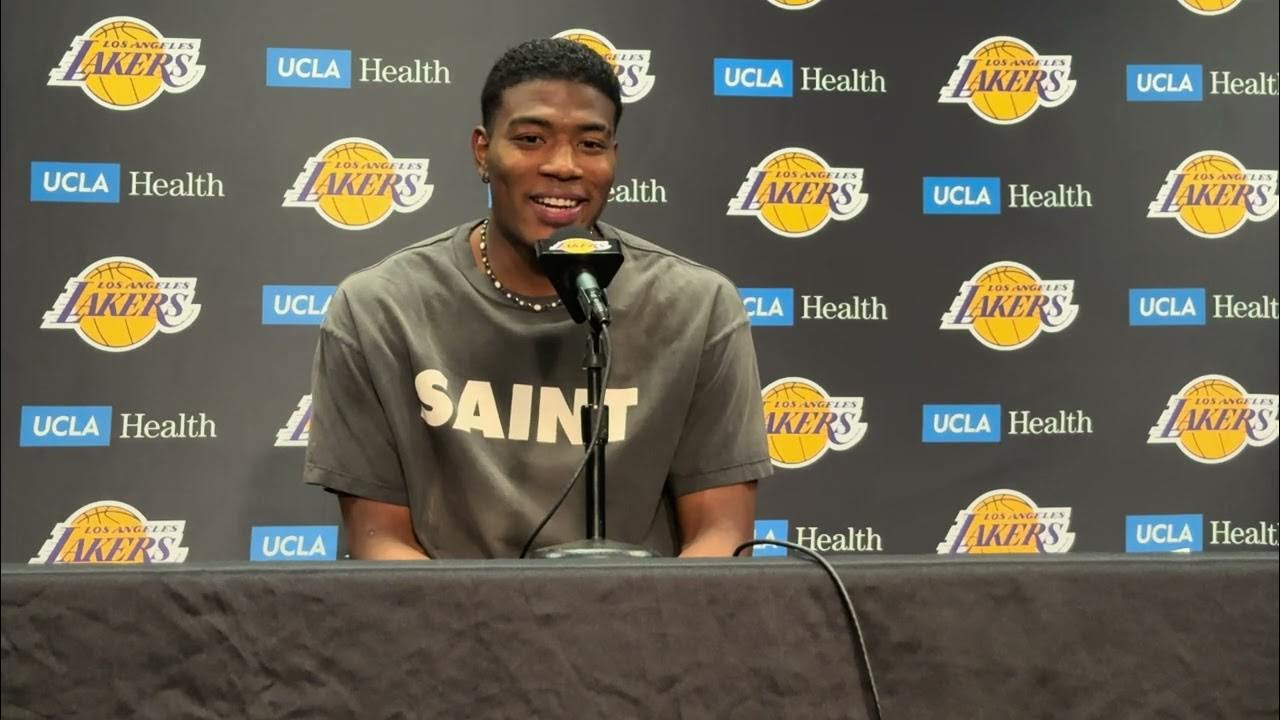 Rui Hachimura Reveals Why Lakers Are Cooking - YouTube