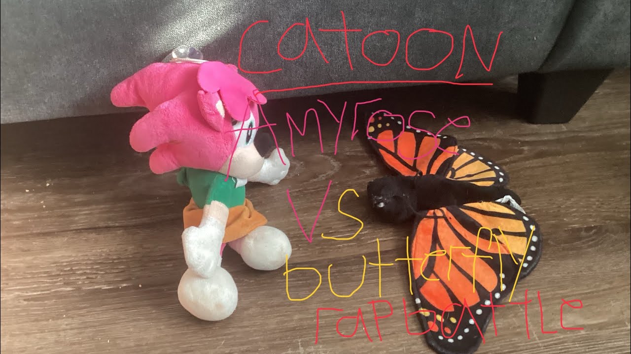 Amy rose vs butterfly cartoon rap battle Ep3 - YouTube