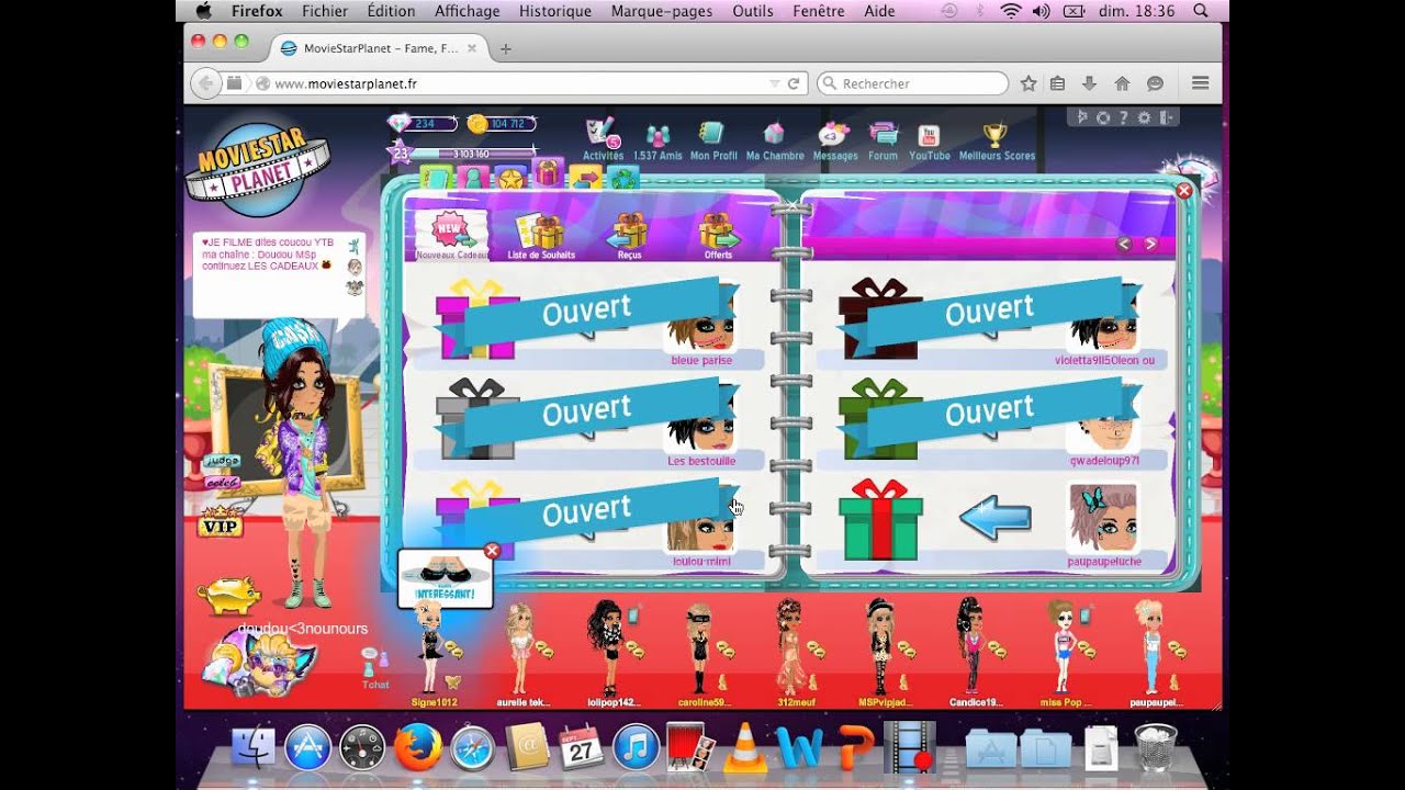 Cadeaux msp -2- ( Rares non-revenue, 3 tenue ) - YouTube